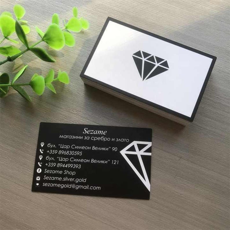 Elegant Black Diamond Business Cards Premium Quality Custom Cards for ...