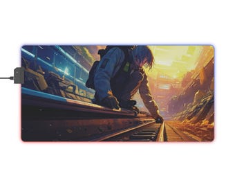 LED Gaming Mouse Pad - Etsy
