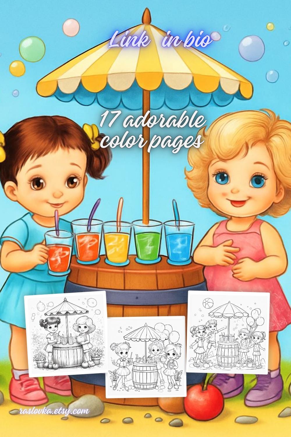 Children’s Day Coloring Pages – Kids Celebrating Printable Activity for ...