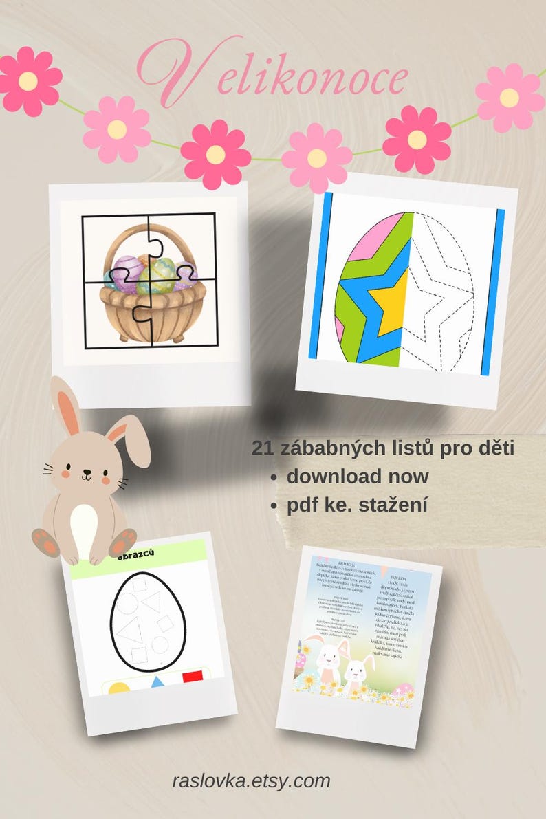 Printable Easter Activity Pack for Kids – 21 Pages of Coloring, Mazes ...