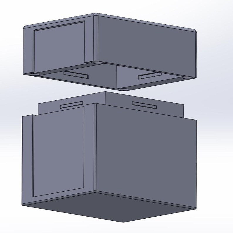 MTG Deck Box | 3D Printable Files | Holds 100+ Sleeved Cards & Tokens ...