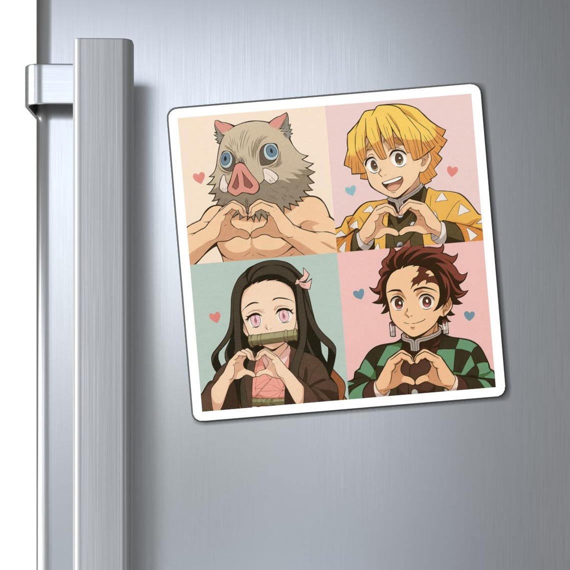 Demon Slayer Heart Graphic Magnet | Anime Lovers, Tanjiro, Nezuko ...
