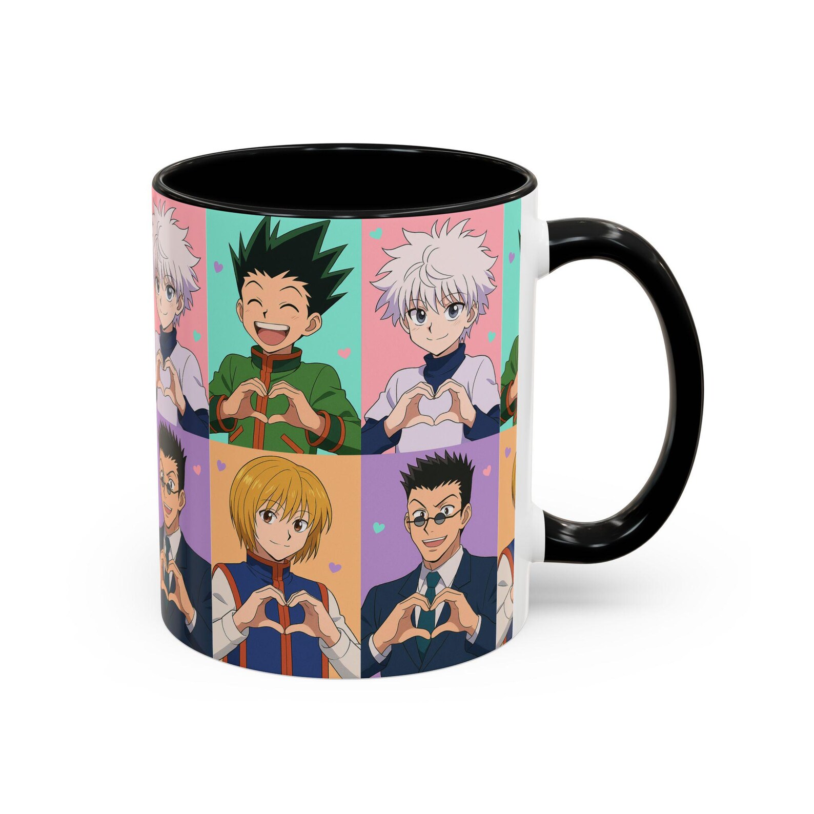 Hunter X Hunter Heart Graphic 11 Oz and 15 Oz Mug | Anime Lovers, Gon ...