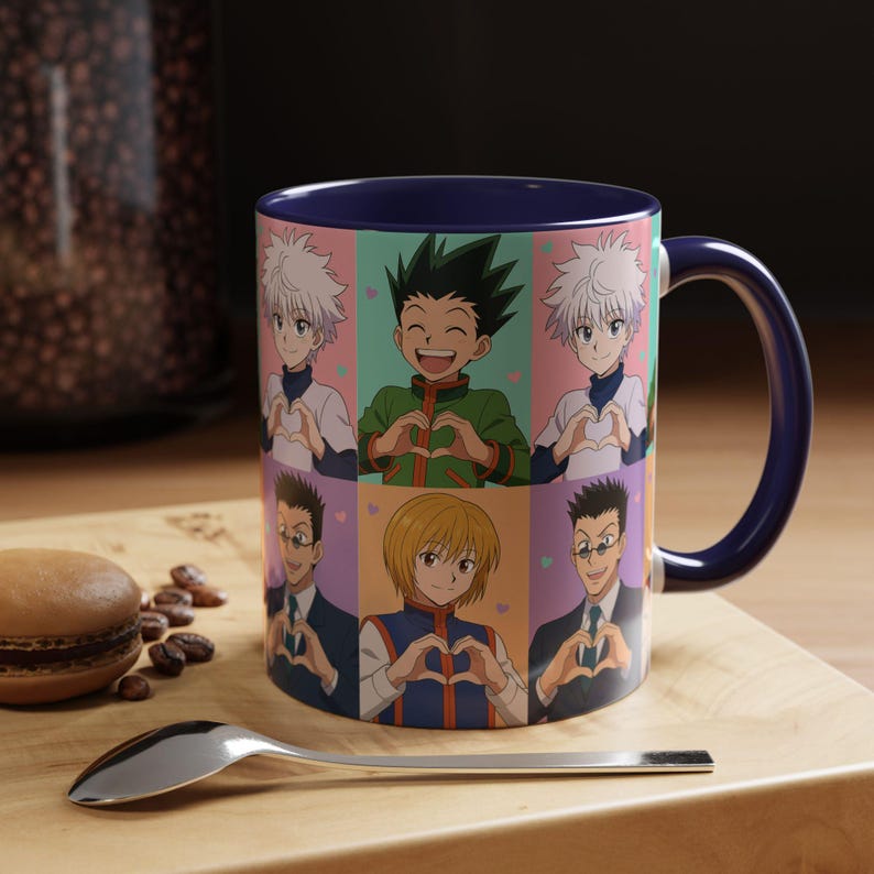 Hunter X Hunter Heart Graphic 11 Oz and 15 Oz Mug | Anime Lovers, Gon ...