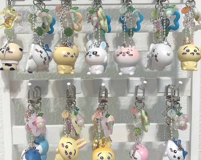 Chiikawa Character Keychain, Heisei Retro Hachiware, Usagi, Momonga ...
