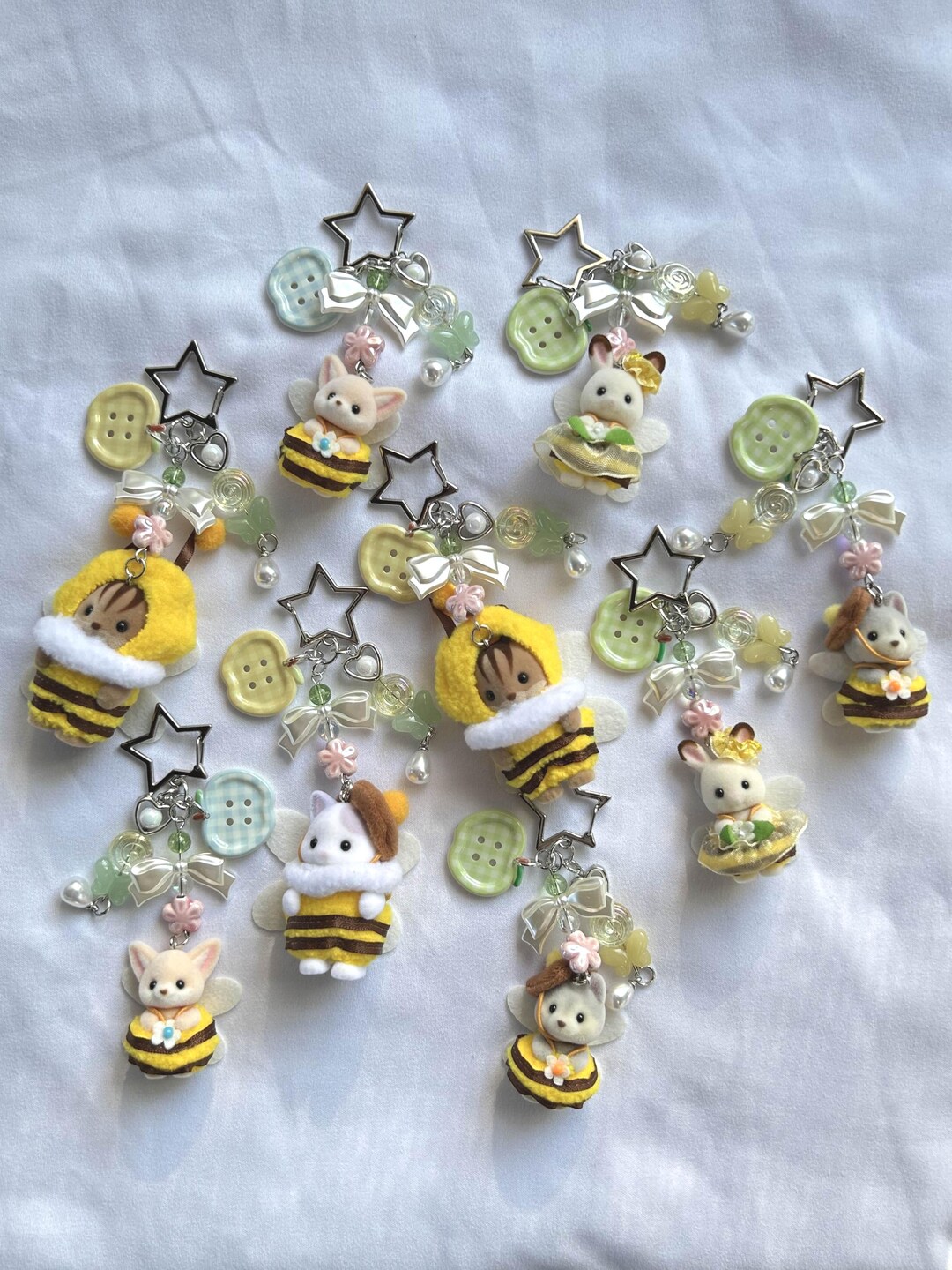 Honey Bee Babies Sylvanian Families / Calico Critters Keychain / Bag ...