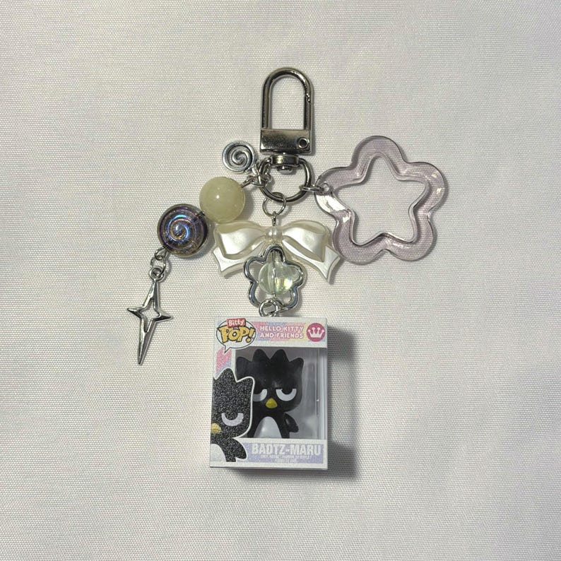 Mini Trinket Keychain, Pop Bitty Character Keychains - Etsy