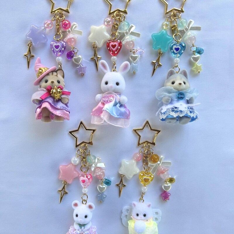 Calico Critters Keychain - Etsy