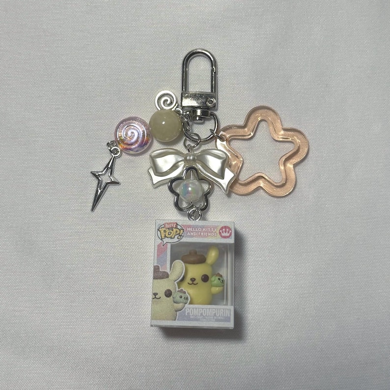 Mini Trinket Keychain, Pop Bitty Character Keychains - Etsy