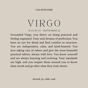 Virgo Zodiac Digital Printable | Star Sign Wall Art | Astrology Print ...