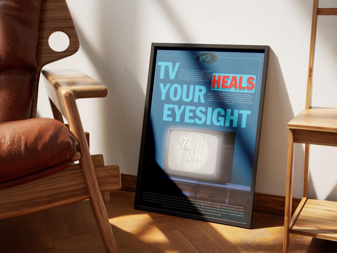 Vintage Tv Poster | Digital Download Print | Wall Art - Etsy