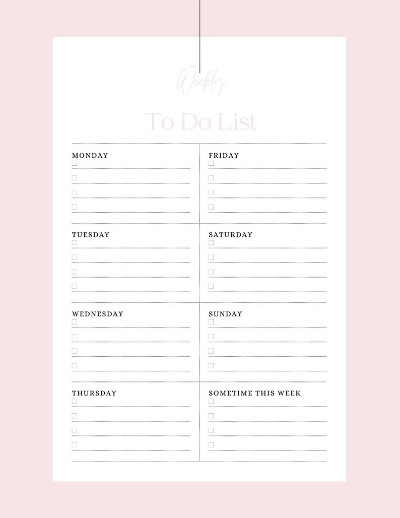 Daily Gratitude Journal Printable | Pink Blush Minimalist Planner ...