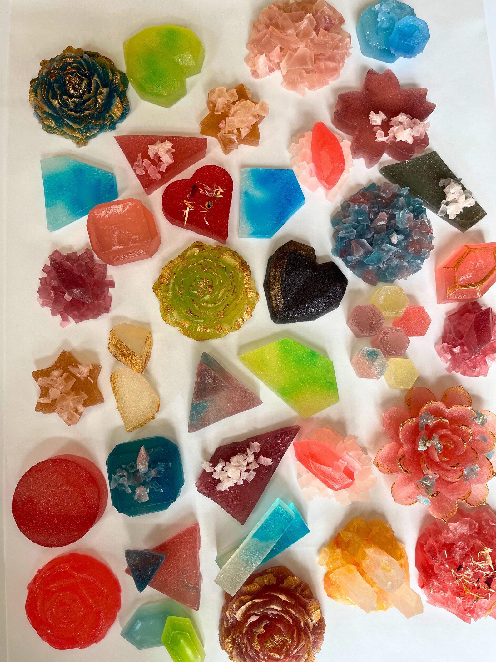 36 Pieces Surprise Crystal Candy Box/ Kohakutou / Edible Crystals ...