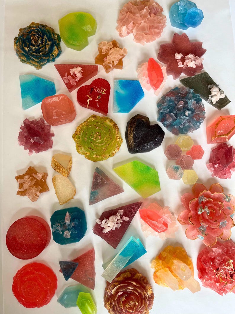 36 Pieces Surprise Crystal Candy Box/ Kohakutou / Edible Crystals ...