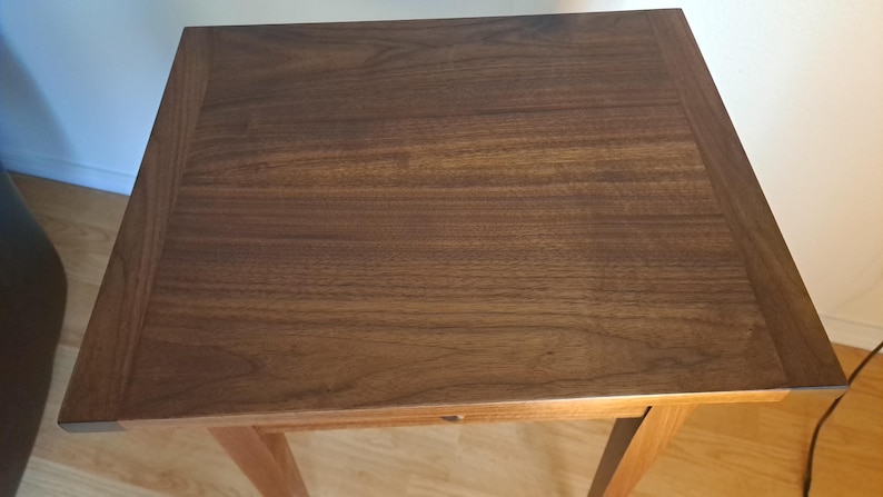 Walnut Shaker Bedside Table – Nightstand, End Table or Entry Table - Etsy