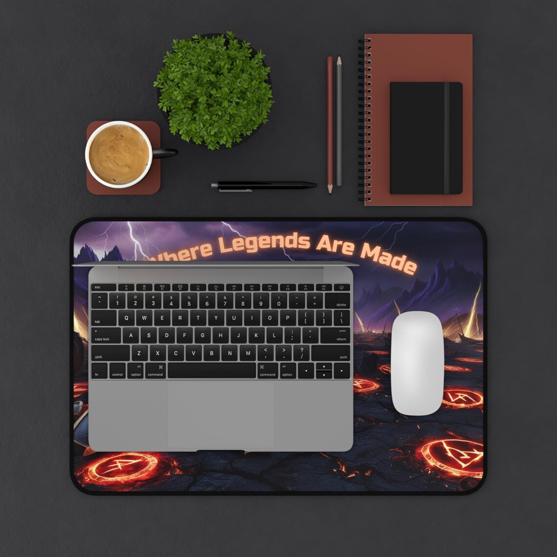 Epic Gaming Mouse Pad Fantasy Warrior Desk Mat for Gamers Large ...