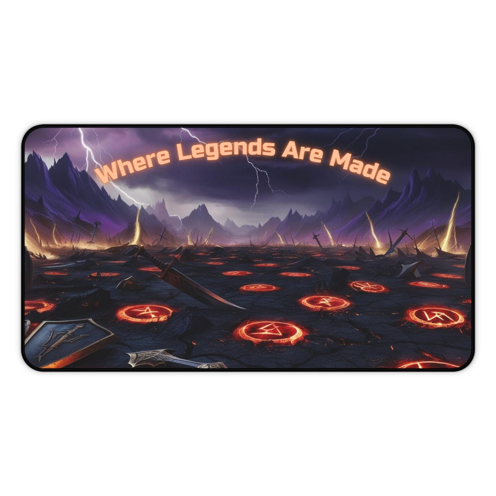 Epic Gaming Mouse Pad Fantasy Warrior Desk Mat for Gamers Large ...