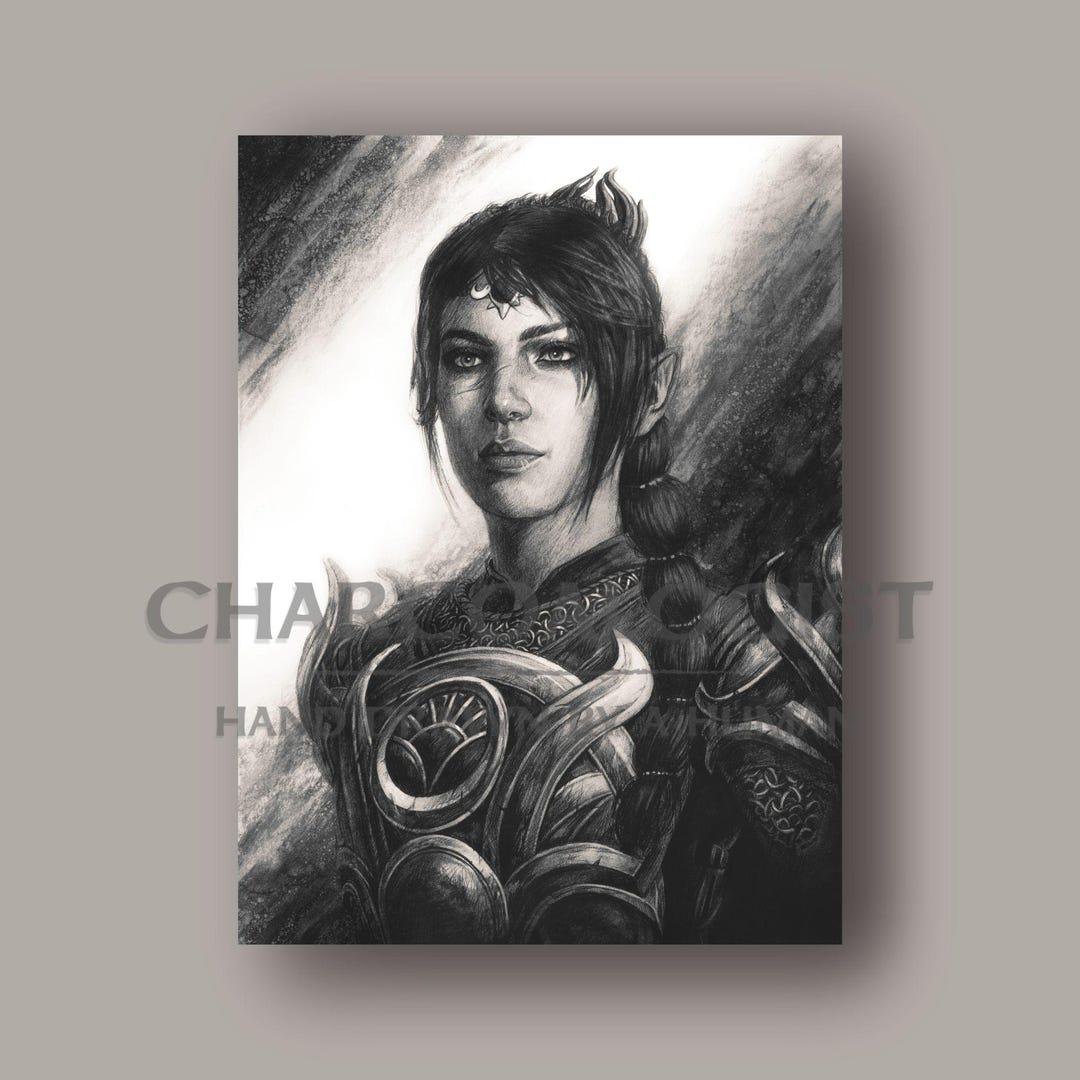 Shadowheart - Baldur's Gate 3 - Art Print Poster - Etsy