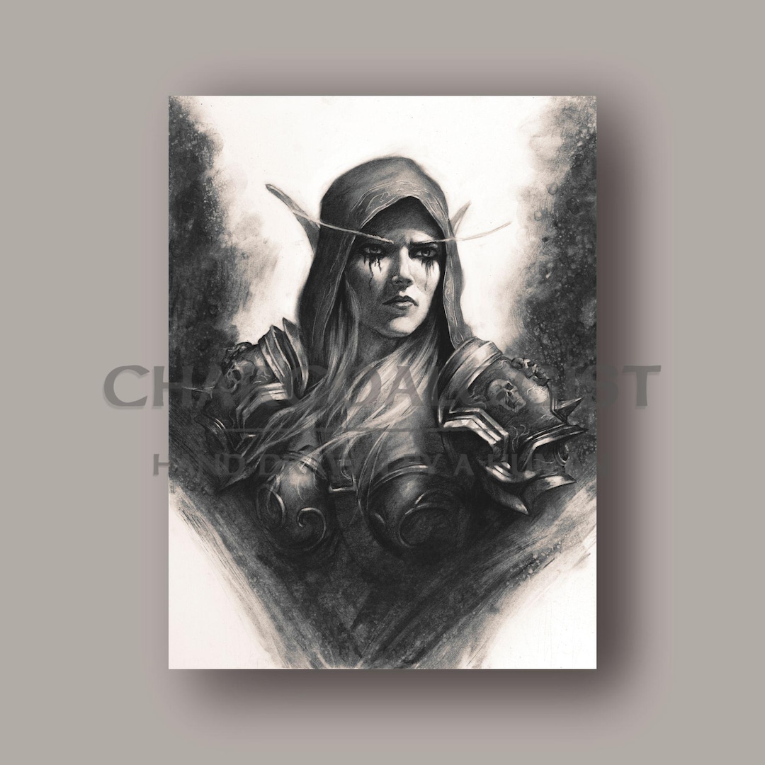 Sylvanas Windrunner Art Print Poster - Etsy