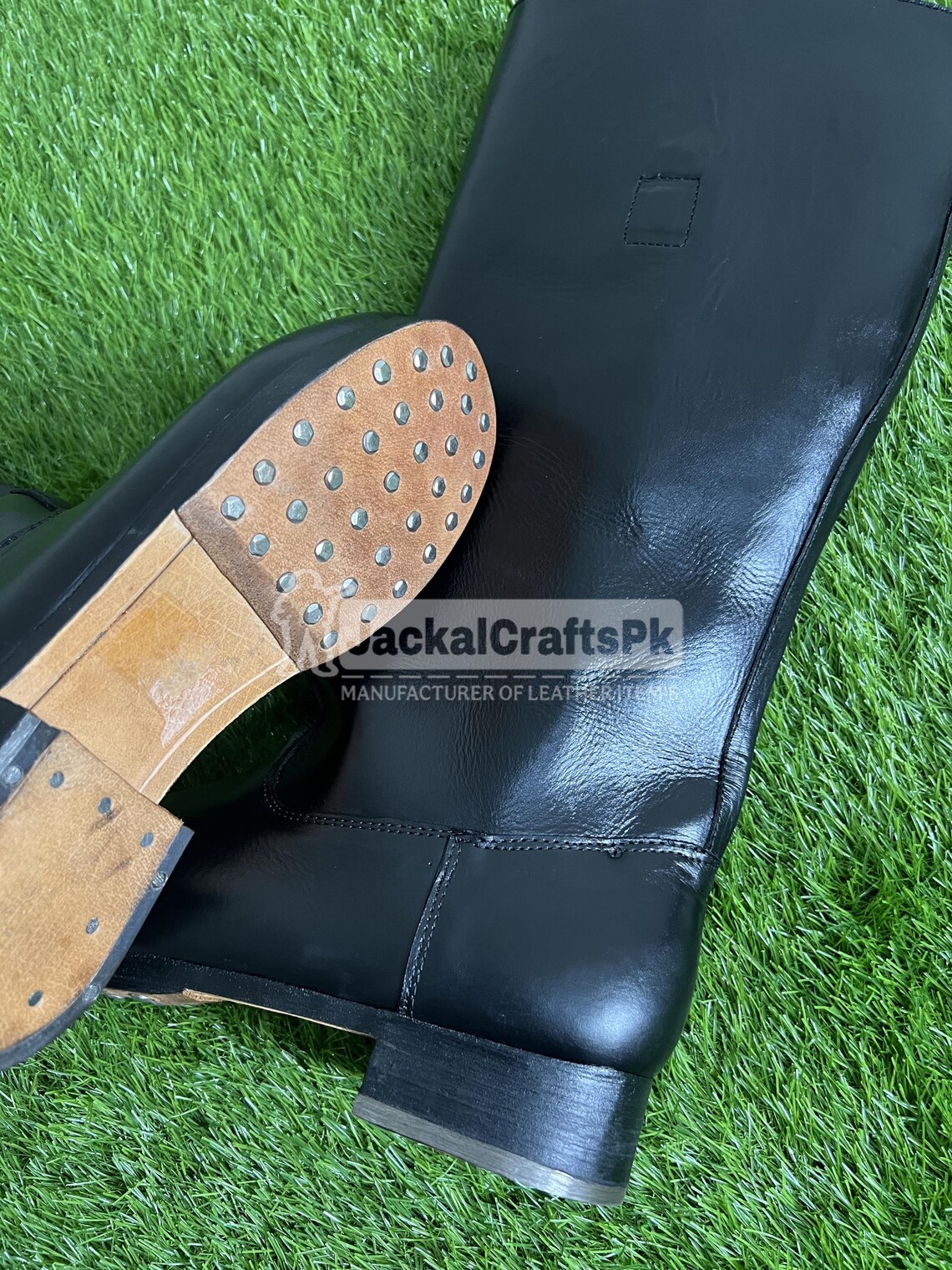 Handmade German Leather Riding Boots: Equestrian Military Reenactment ...