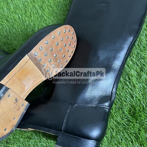 Handmade German Leather Riding Boots: Equestrian Military Reenactment ...