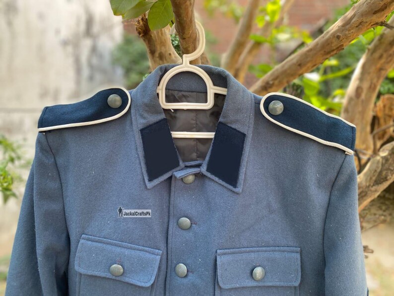 Classic Military-inspired Cosplay Outfit – Blue Uniform Jacket and ...