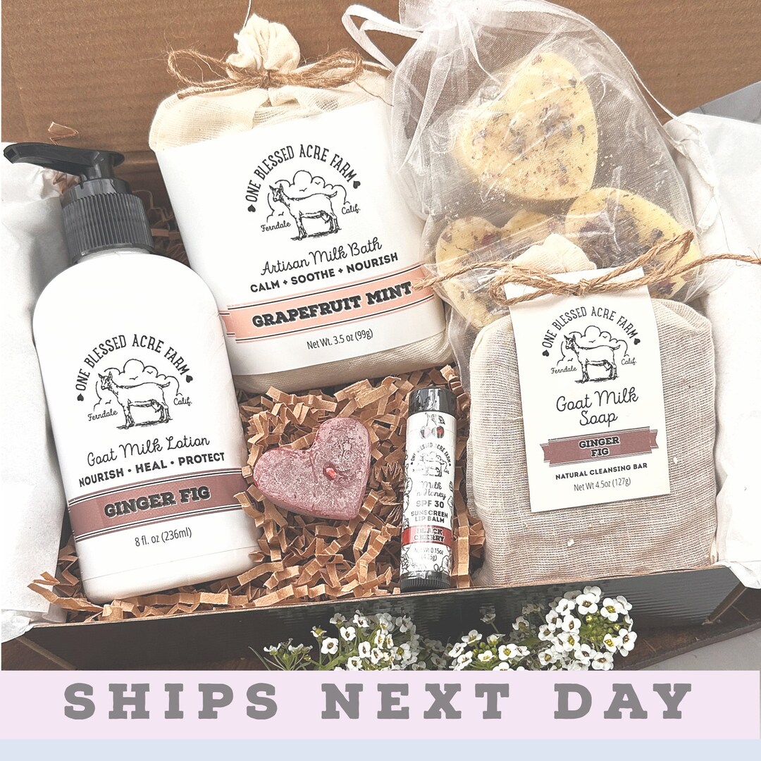 Mothers Day Gift Set Goat Milk Gift Set Lotion Gift Set Soap Gift Box ...