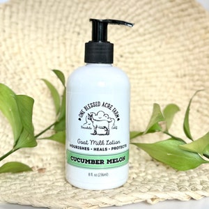 Cucumber Goat Milk Lotion Cucumber Melon Hand Cream Cucumber Body ...