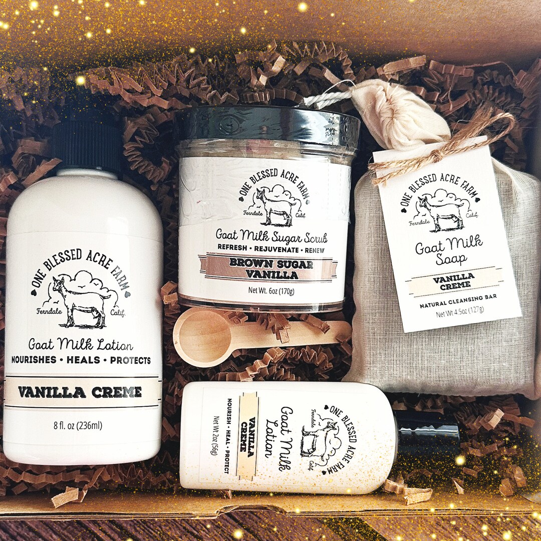 Vanilla Soap Lotion Set Holiday Gift Vanilla Skincare Gift Box Lotion ...