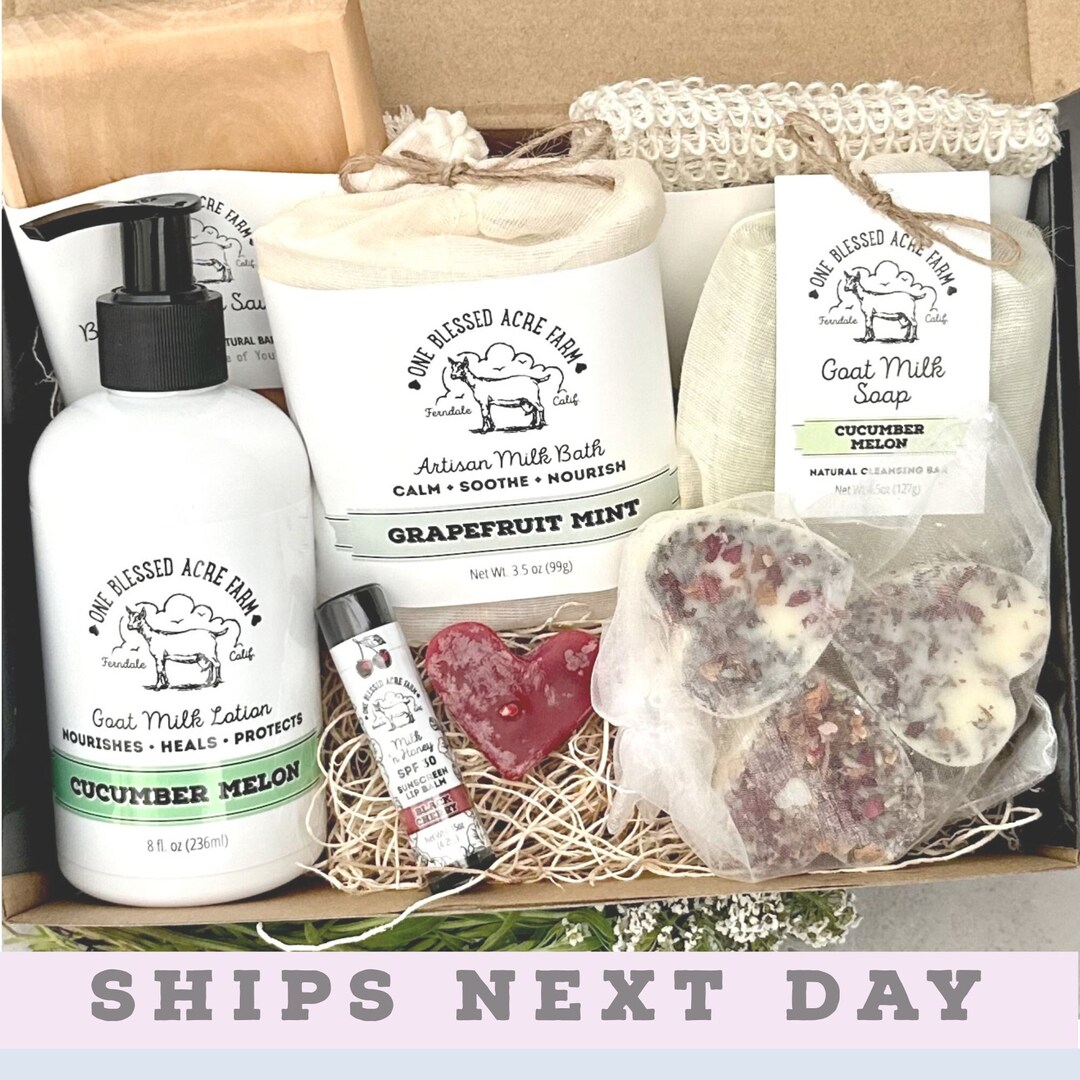 Mothers Day Gift Set Goat Milk Gift Set Lotion Gift Set Soap Gift Box ...