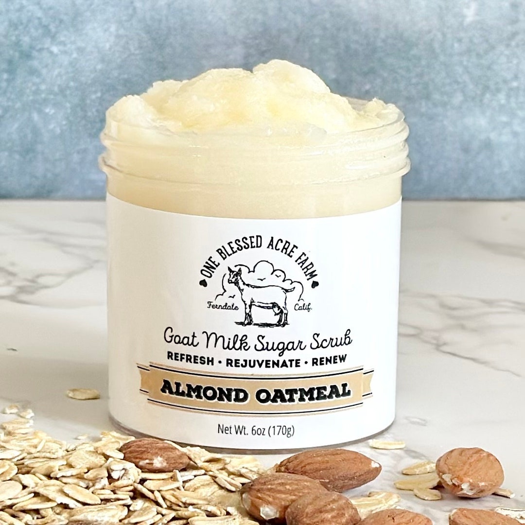 Almond Goat Milk Sugar Scrub Oatmeal Emulsified Hand Scrub Almond ...
