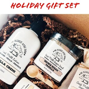 Vanilla Soap Lotion Set Holiday Gift Vanilla Skincare Gift Box Lotion ...