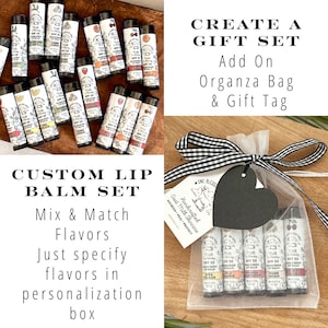 Flavored Lip Balm Goat Milk Lip Balm Honey Chapstick Handmade Lip Balm ...