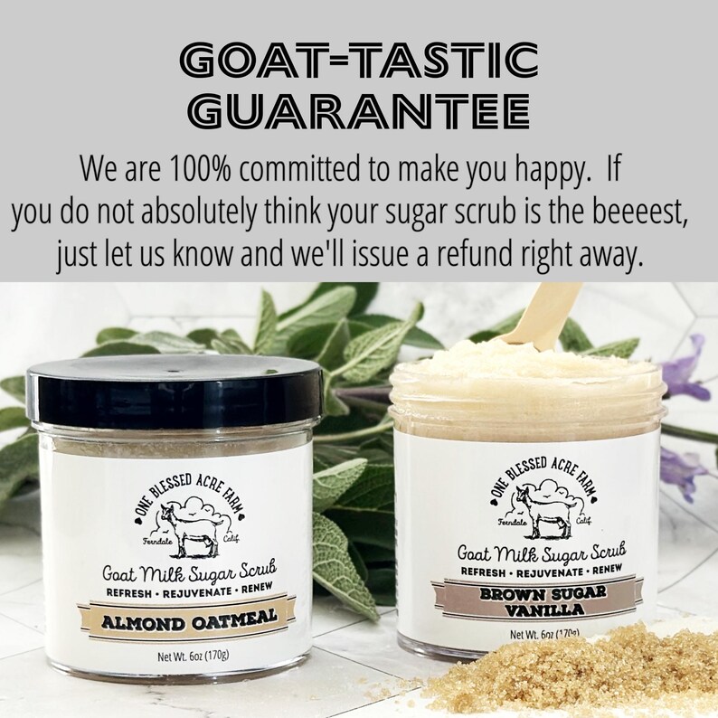 Lavender Goat Milk Sugar Scrub Gift Set for Her Skincare for Women Over ...