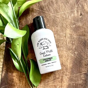 Cucumber Goat Milk Lotion Cucumber Melon Hand Cream Cucumber Body ...