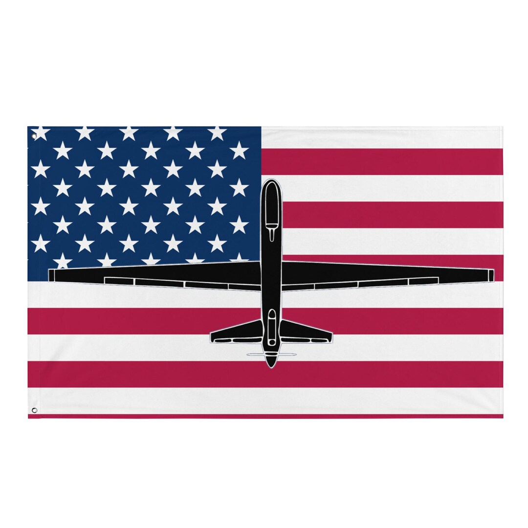 MQ-9 Reaper Full Color Flag - Etsy