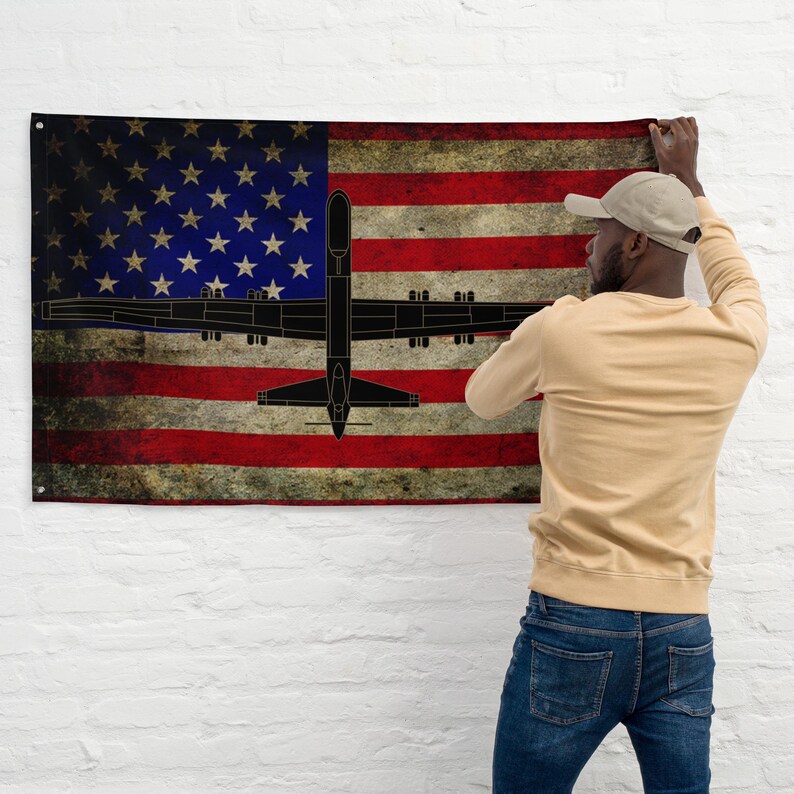 MQ-9 Reaper UAV Flag - Etsy
