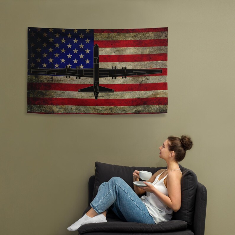 MQ-9 Reaper UAV Flag - Etsy