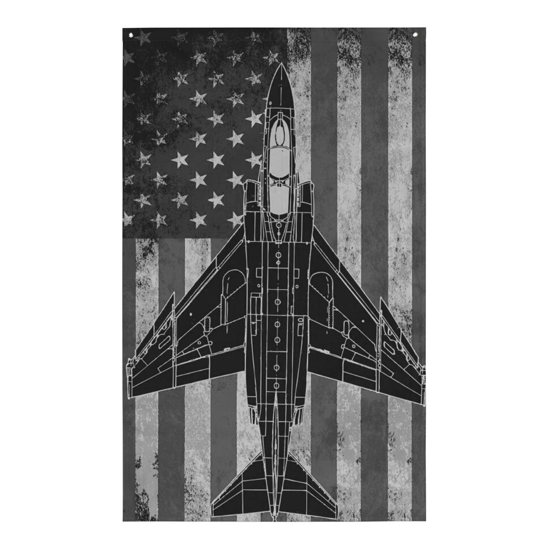 F-4 Phantom II U.S. Flag (shadow) - Etsy