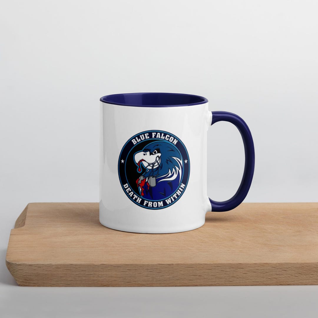 Blue Falcon Mug - Etsy