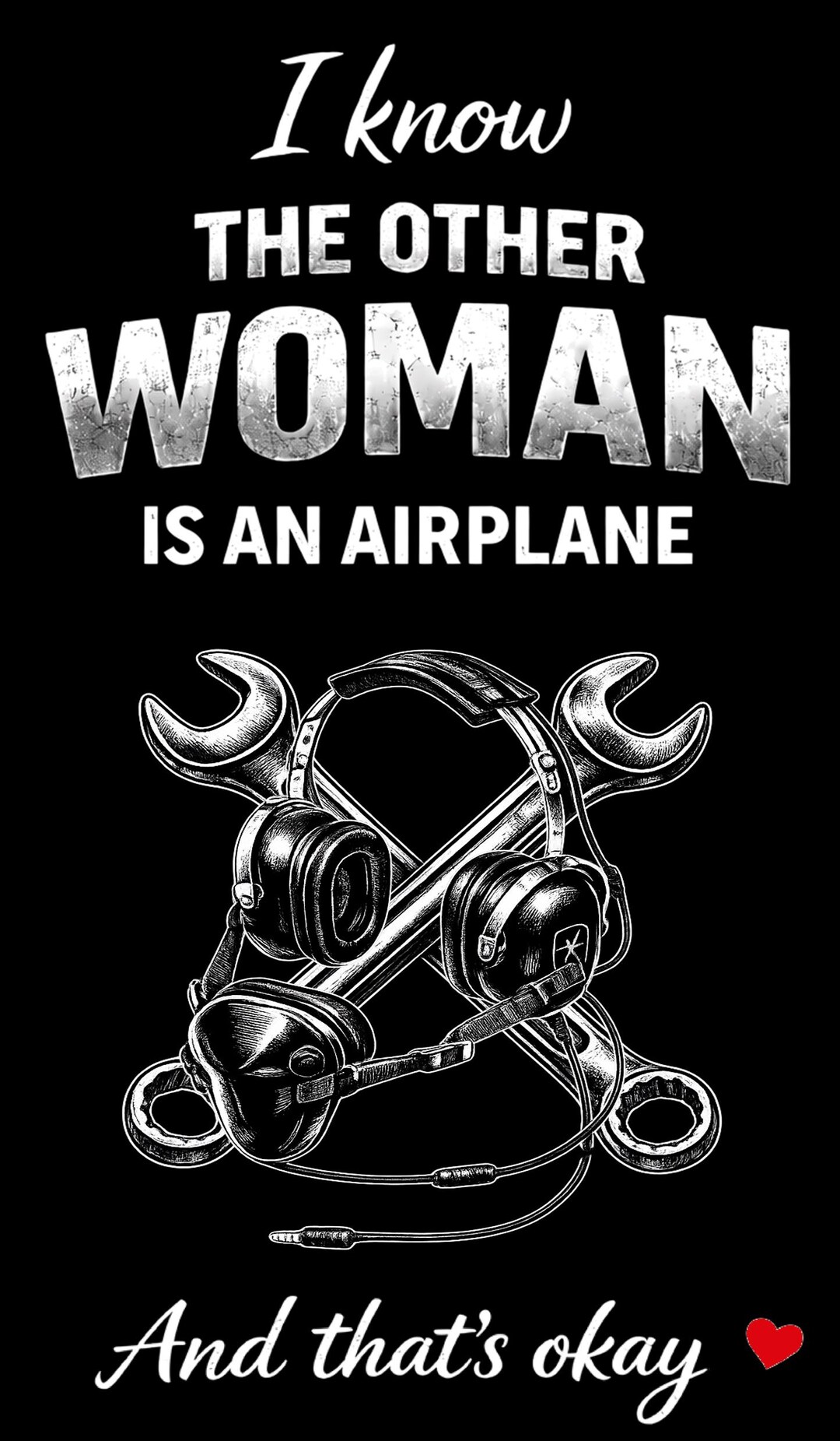 Funny Aircraft Mechanic Valentine’s Day Gift – Stainless Steel Aviation ...