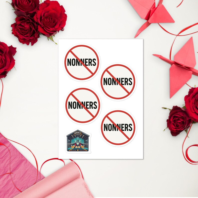 No Nonners Sticker Sheet - Etsy