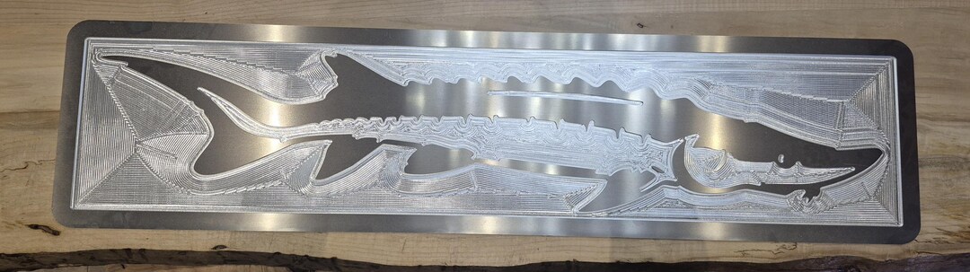 Custom Aluminum Outdoor / Indoor Sturgeon Art Sign - Etsy