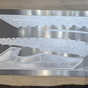 Custom Aluminum Outdoor / Indoor Sturgeon Art Sign - Etsy