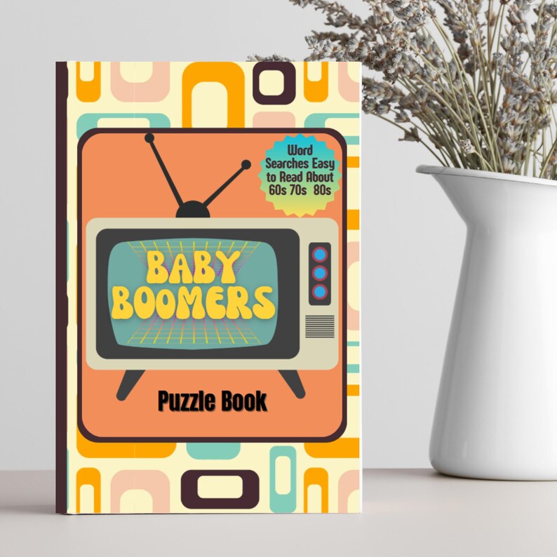 Baby Boomer Word Search Puzzle Book: Large Print Brain Games (digital ...