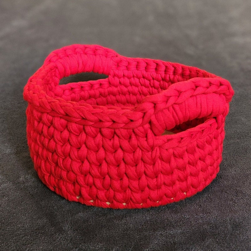 Red Basket - Etsy