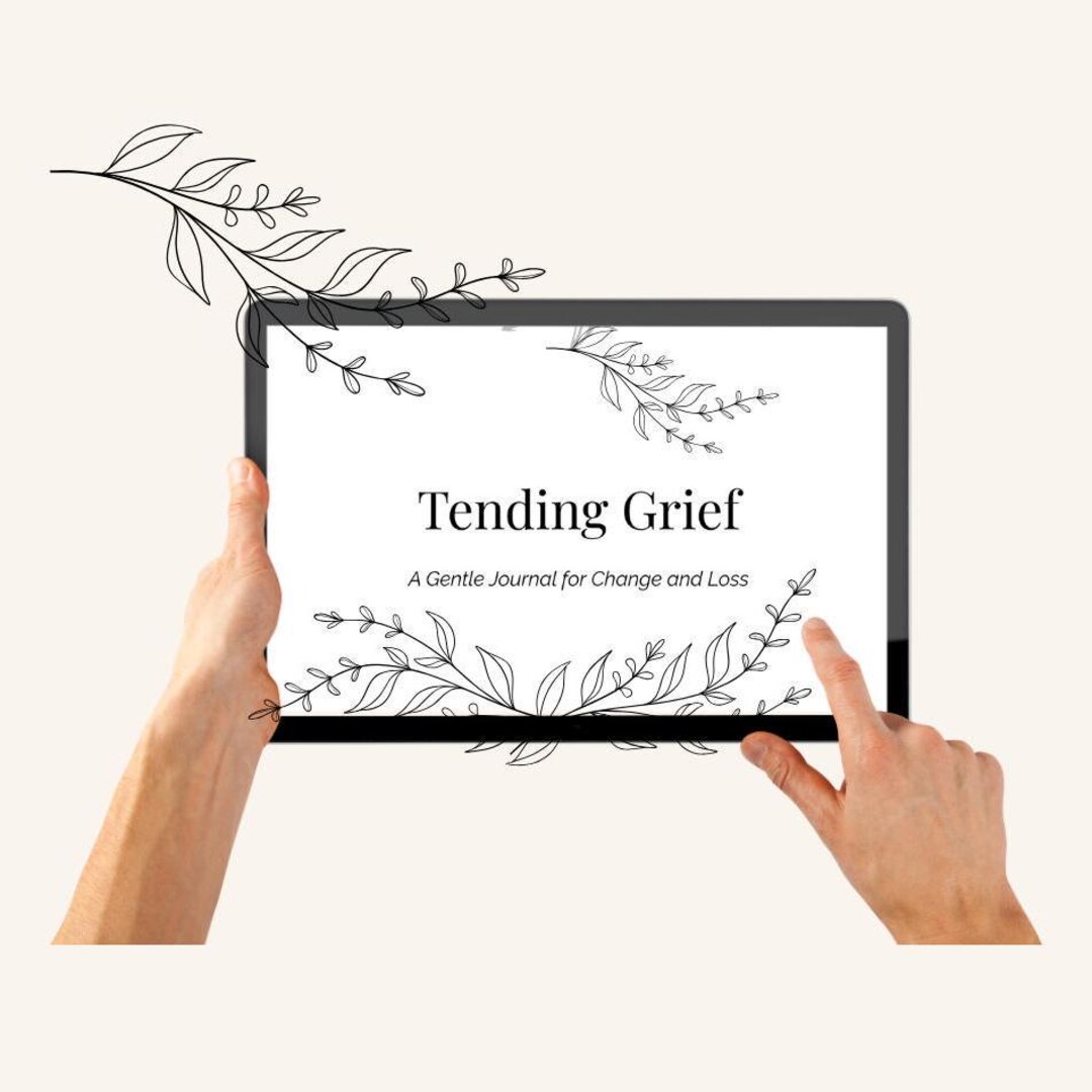 Grief Journal Printable, Fillable Grief Journal PDF, Gentle Healing ...