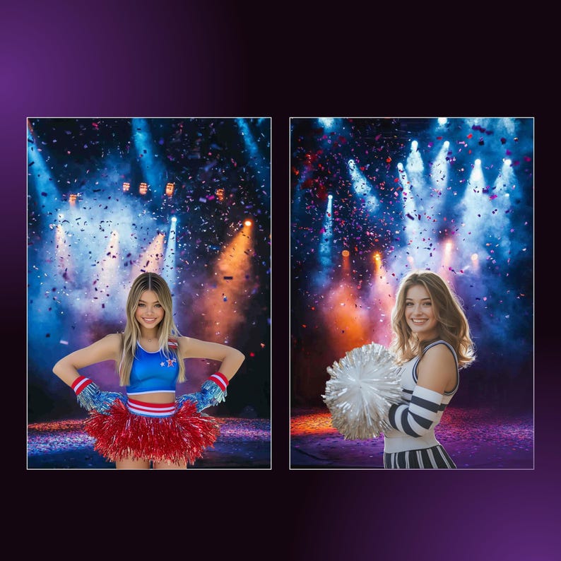 66 Cheerleader Digital Backdrops for Sports Photography | Cheer ...