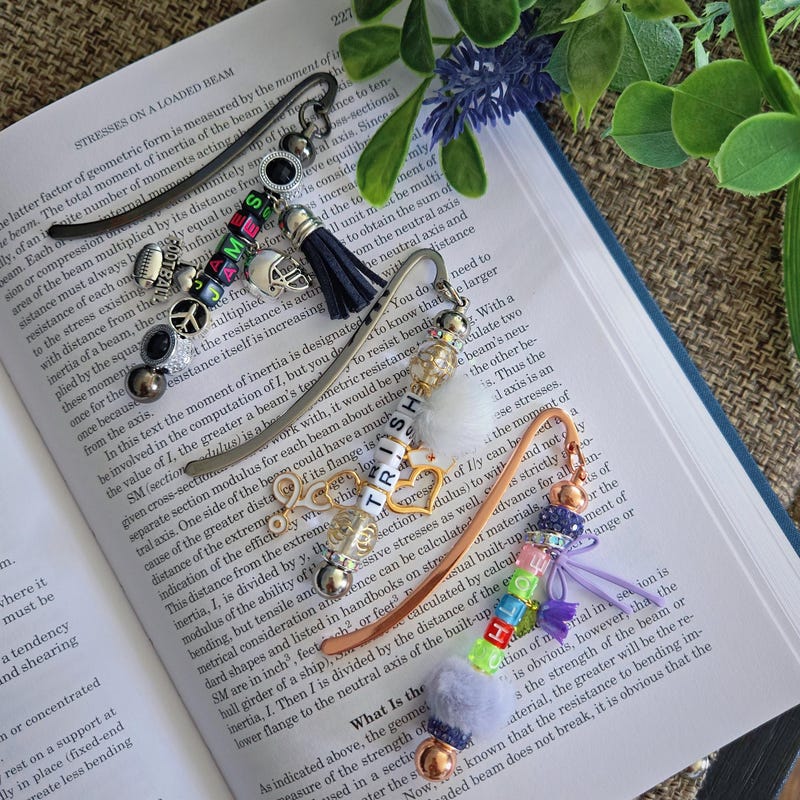 Beaded Book Marks - Etsy