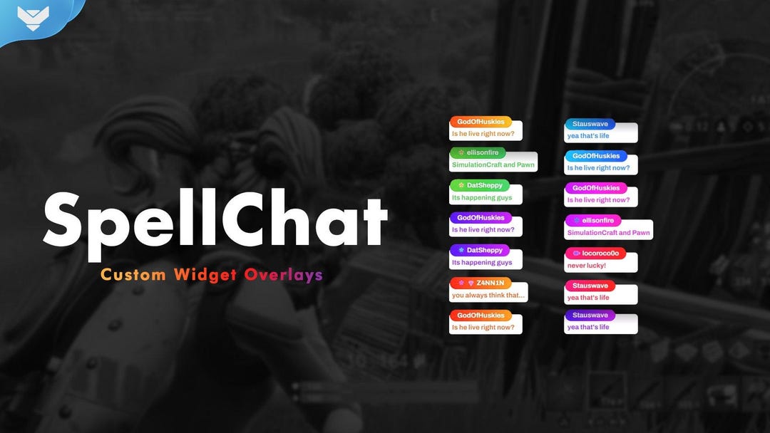 Customizable Chat Box Widget: Stream Overlays for Twitch, Youtube (PDF Download & Tutorials ...
